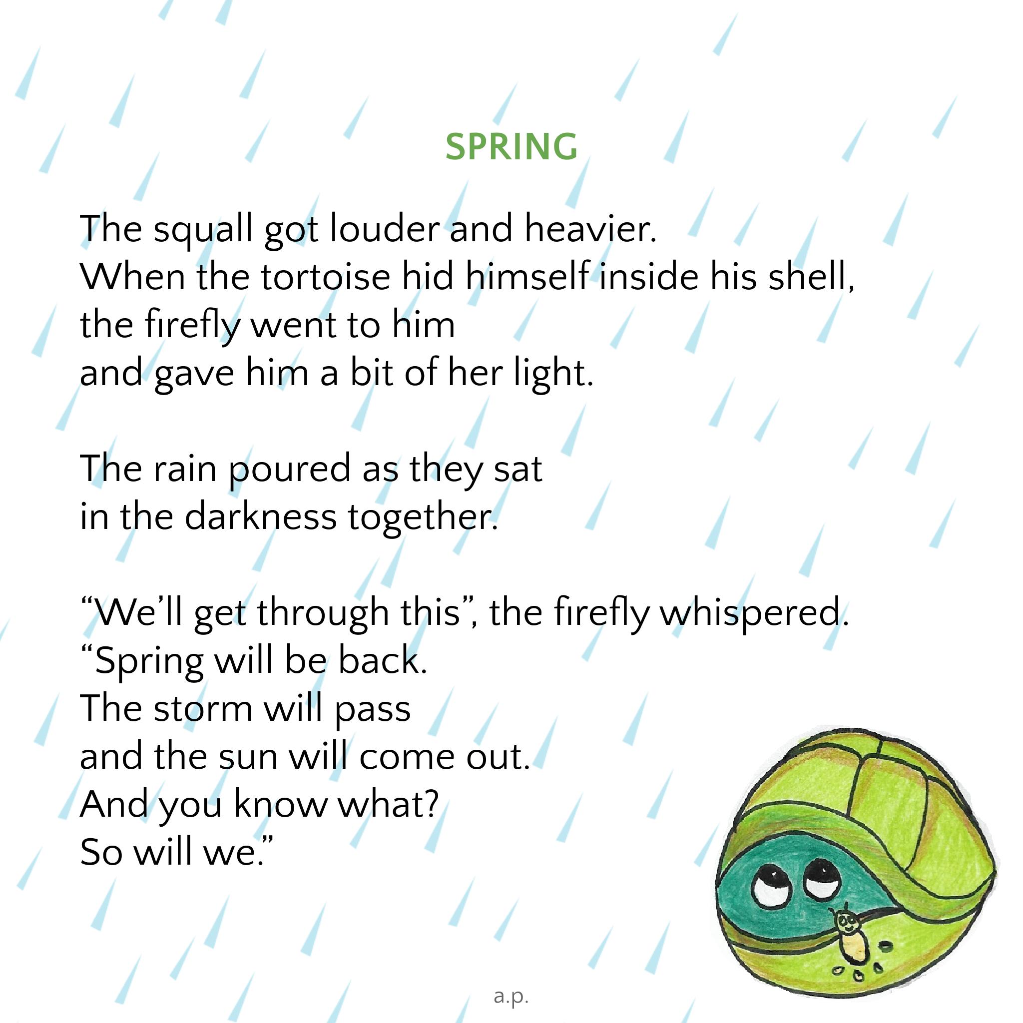 Waiting for spring – Butterflies and Hurricanes